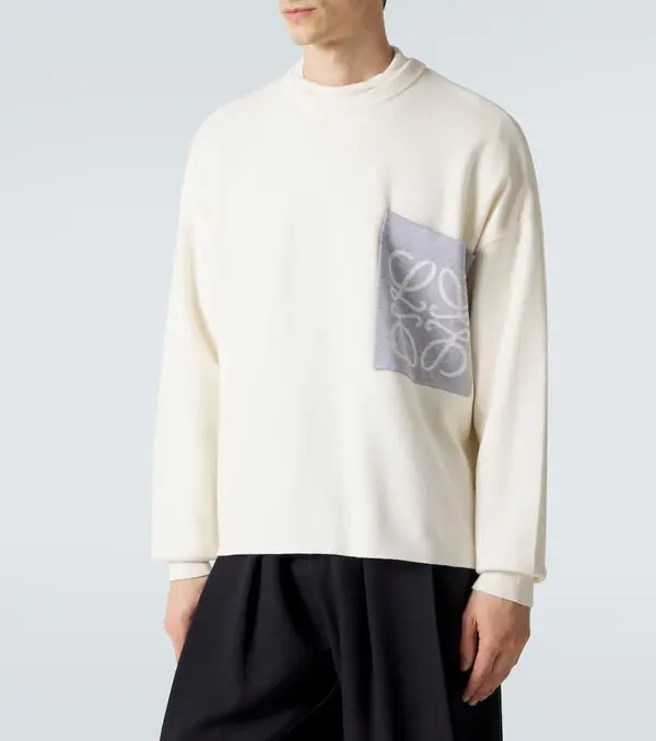 Loewe Anagram Cotton Blend Sweatshirt