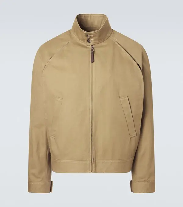 Loewe Layered Cotton Gabardine Jacket - Beige