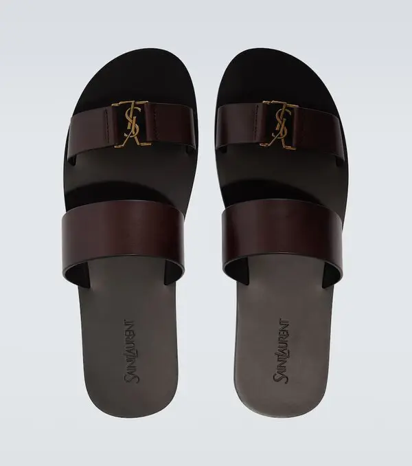 Saint Laurent Babylone Leather Sandals