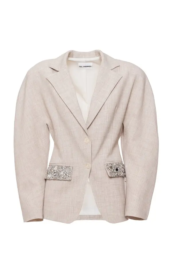 DES_PHEMMES Embellished Blazer