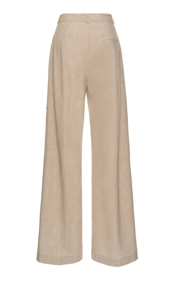 DES_PHEMMES Wide-leg Mid-rise Pants