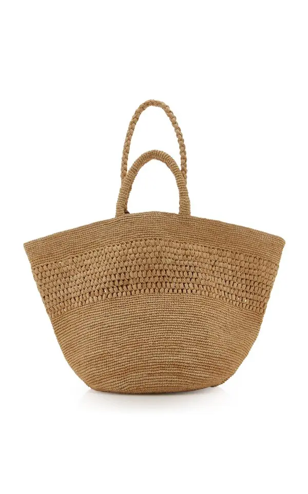 Manebí Fiji Raffia Tote Bag - Neutral