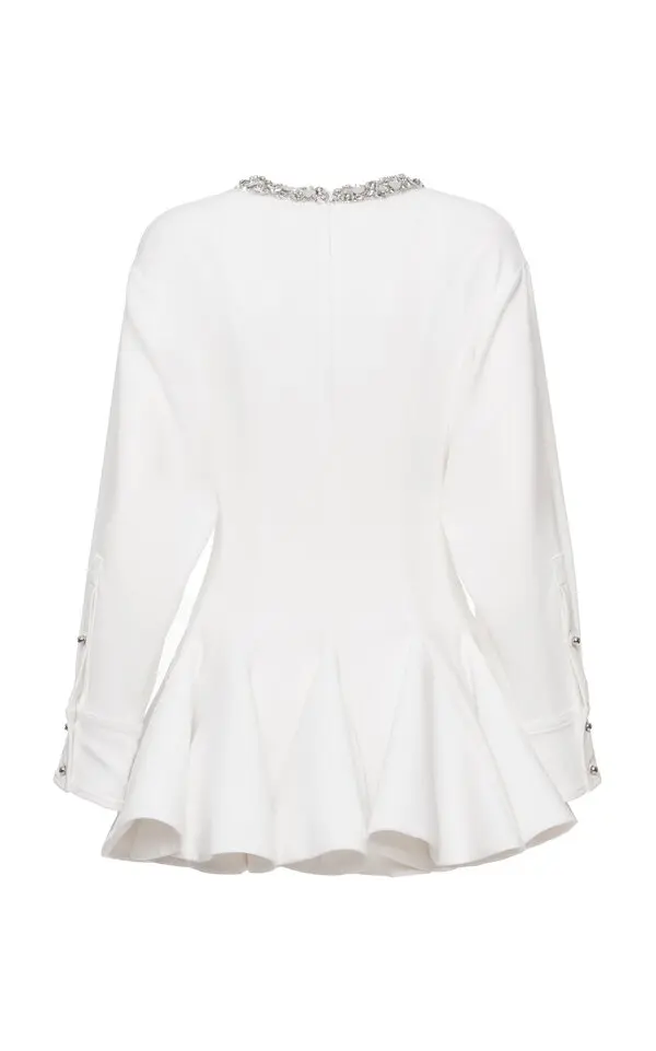 DES_PHEMMES Embellished Mini Dress - Off-white