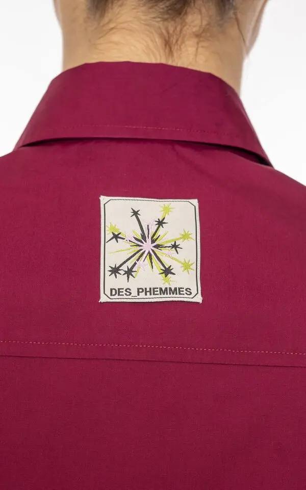 DES_PHEMMES Classic Cotton Shirt
