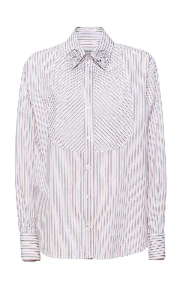 DES_PHEMMES Pleated Tux Shirt