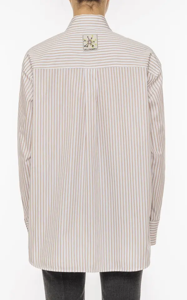 DES_PHEMMES Pleated Tux Shirt