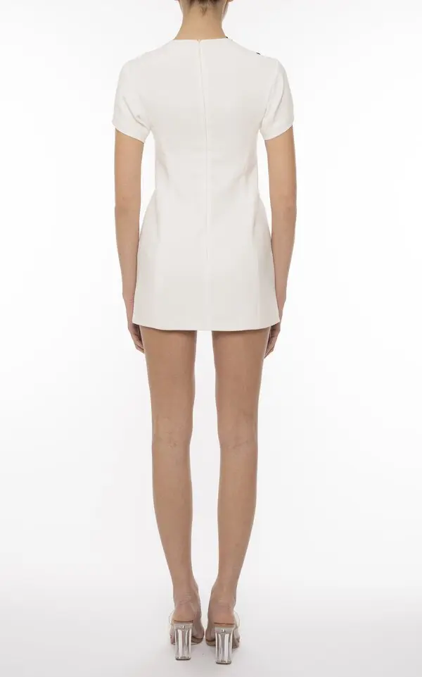 DES_PHEMMES Sequined Mini Dress - Off-white