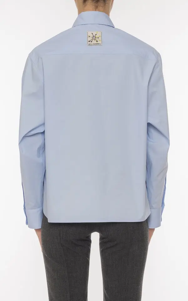 DES_PHEMMES Collared Cotton Shirt