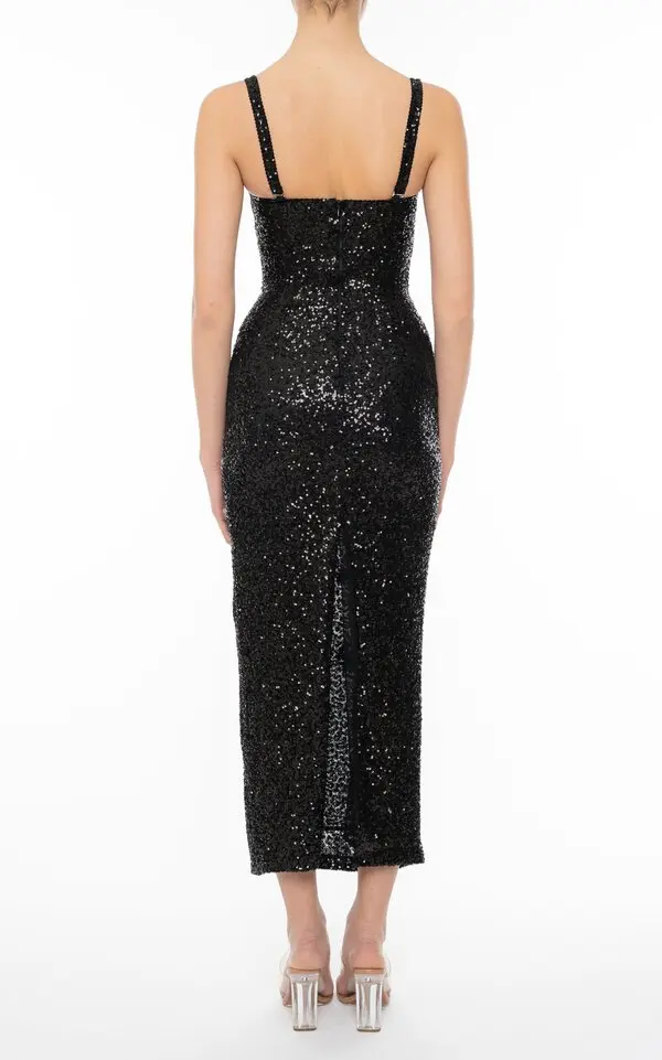 DES_PHEMMES Embellished Maxi Dress