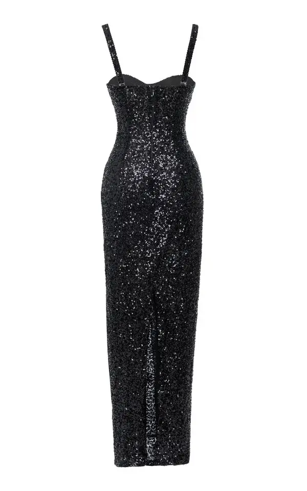 DES_PHEMMES Embellished Maxi Dress