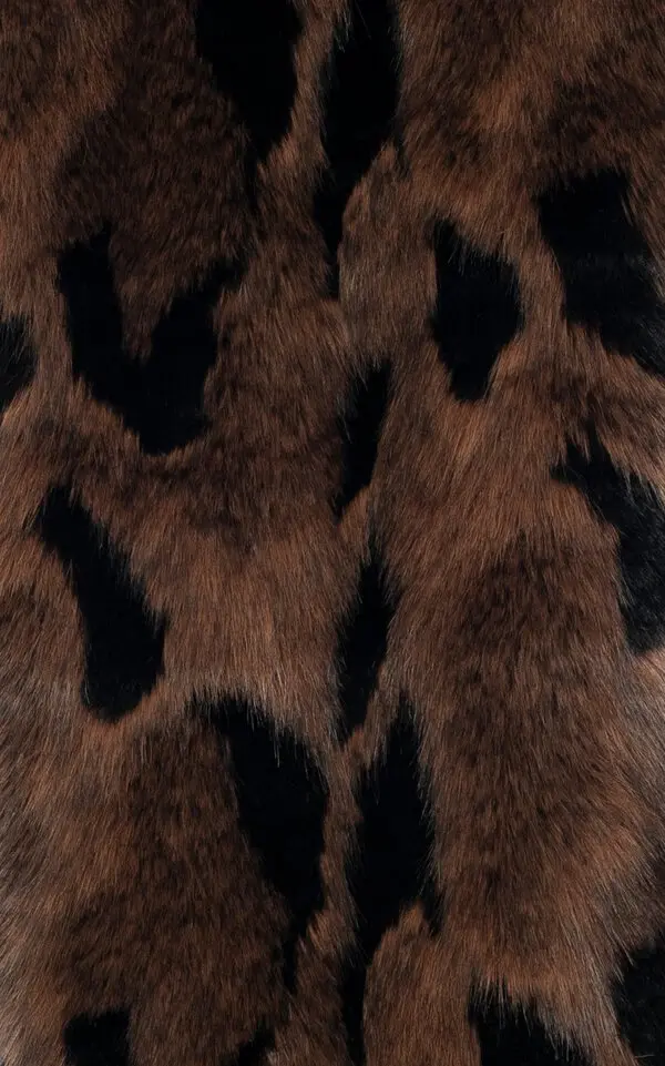 DES_PHEMMES Oversized Ecofur Coat