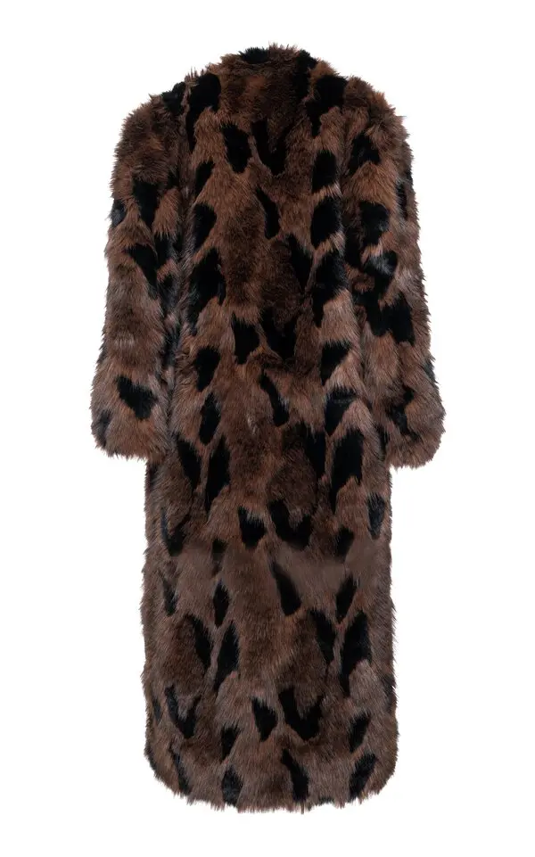 DES_PHEMMES Oversized Ecofur Coat