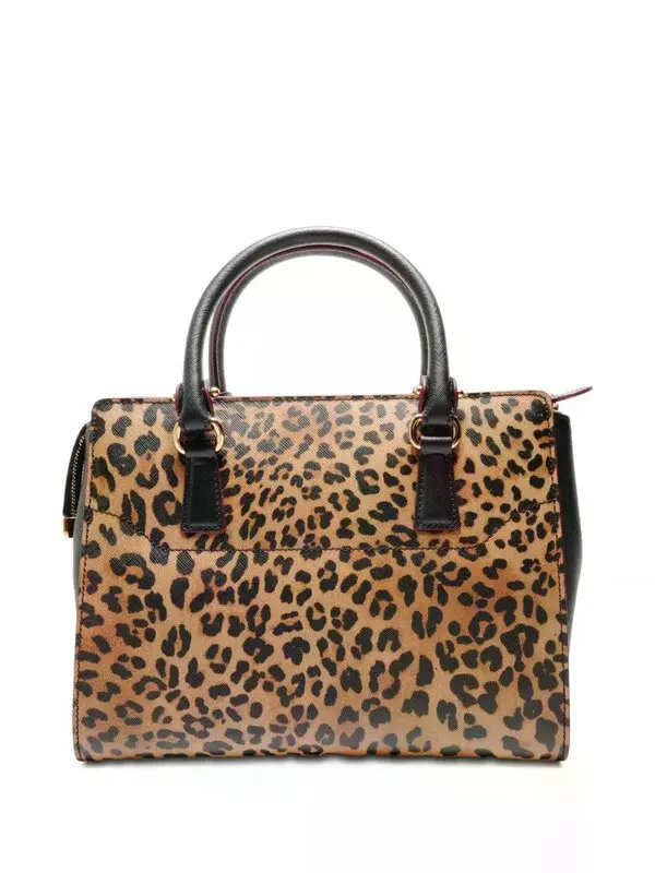 FERRAGAMO 2000s Gancini Leopard Shoulder Bag