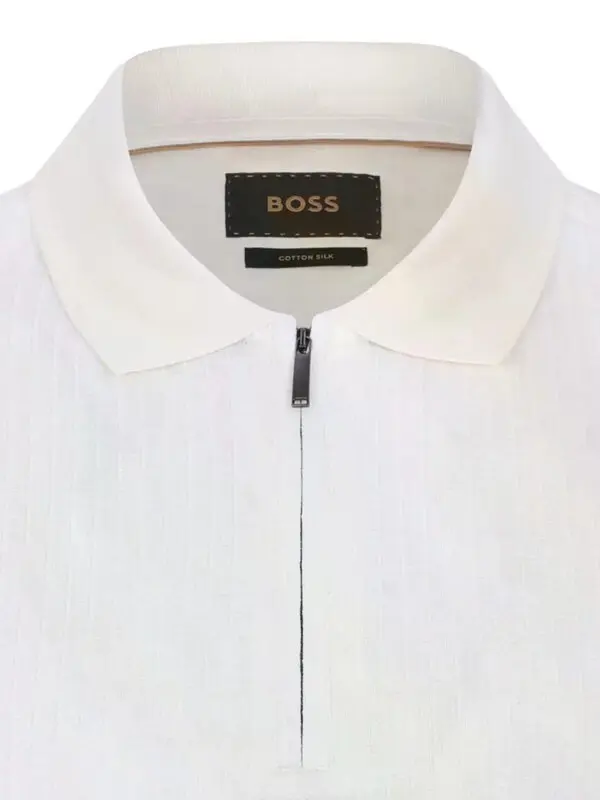 BOSS Zip-up Polo Shirt