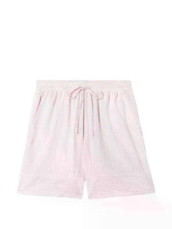 Claudie Pierlot Striped Drawstring Shorts