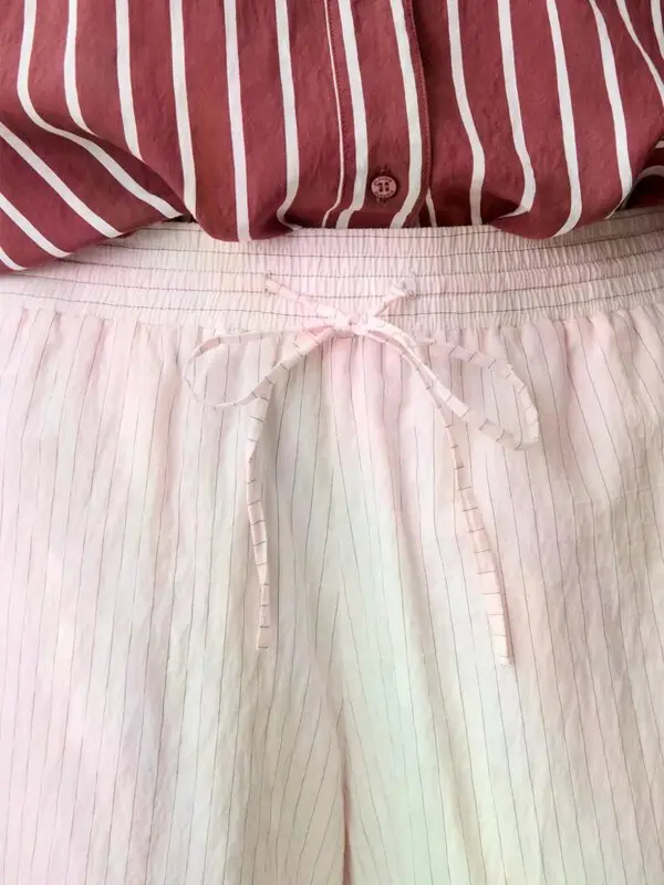 Claudie Pierlot Striped Drawstring Shorts