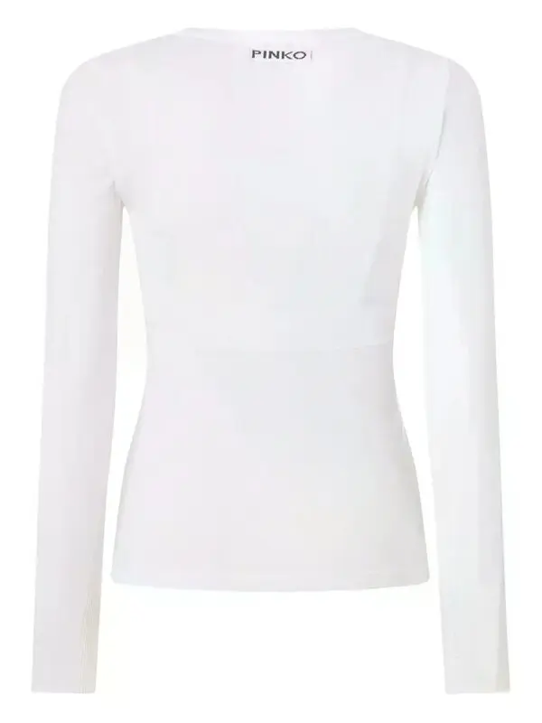 Pinko V-neck Long-sleeve Top