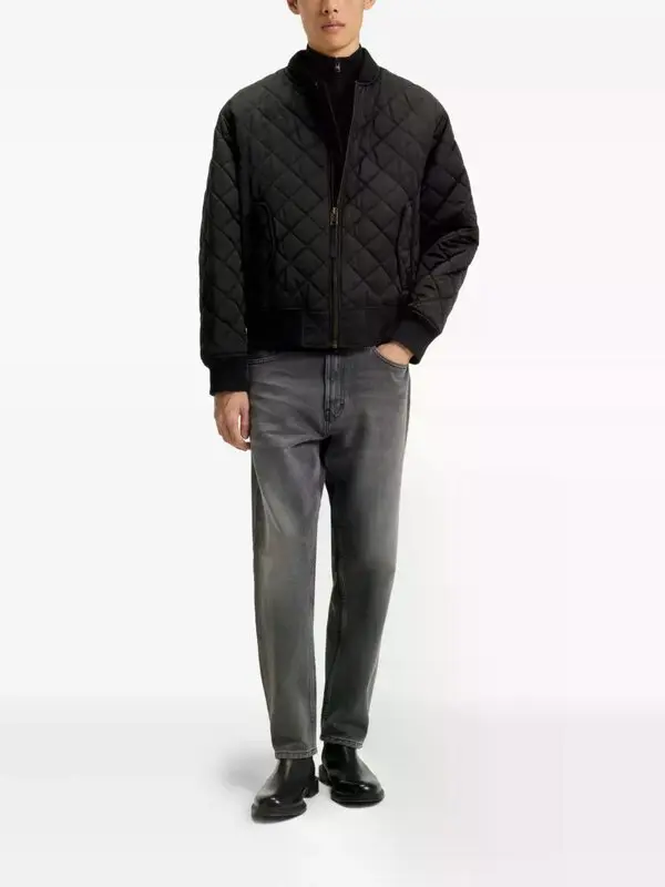 Hugo Quilted Bomber Jacket