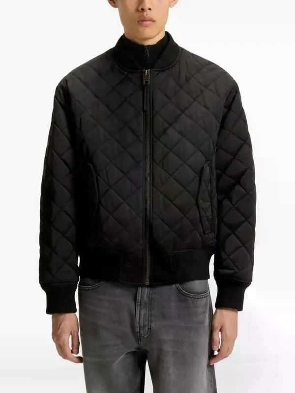 Hugo Quilted Bomber Jacket