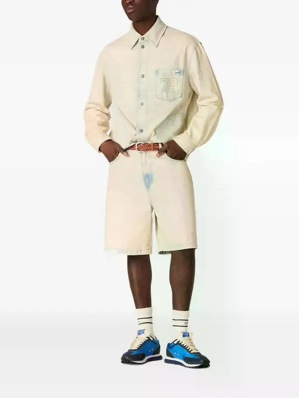 GOLDEN GOOSE Five-pocket Denim Shorts - Blue