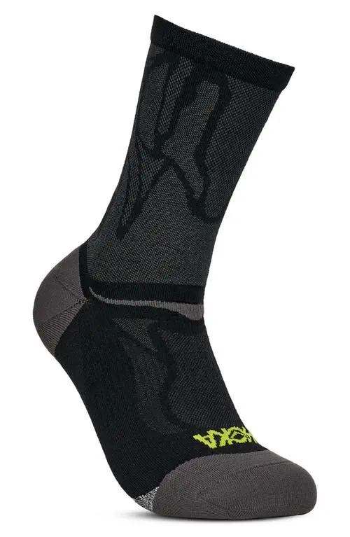 HOKA® Clifton Run Crew Socks - Black