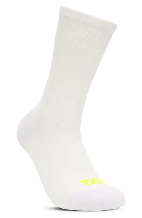 HOKA Clifton Run Crew Socks - White