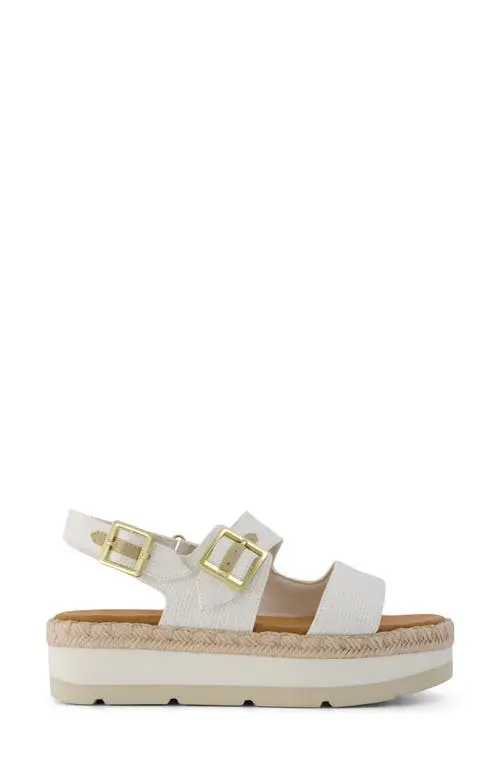 Toms Giana Flatform Sandal - White
