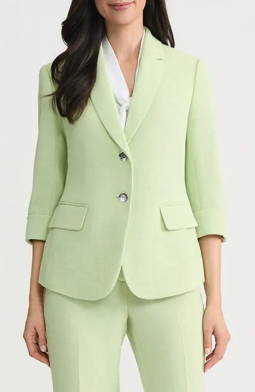 KASPER Notched-lapel Two-button Blazer
