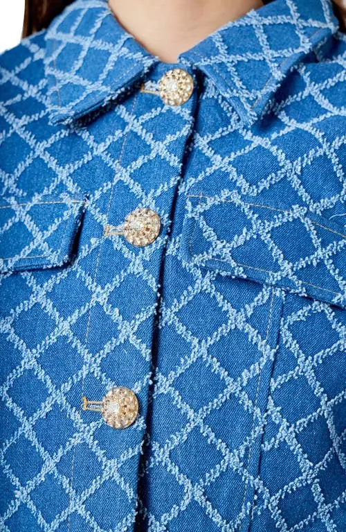Endless Rose Cropped Diamond Jacket