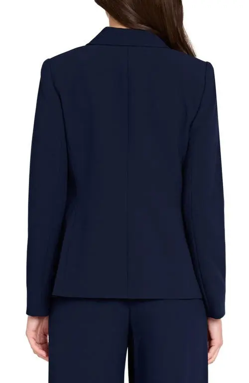 TAHARI ASL Single-button Blazer - Deep Navy