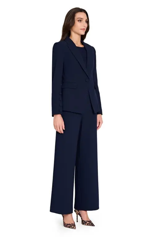 TAHARI ASL Single-button Blazer - Deep Navy