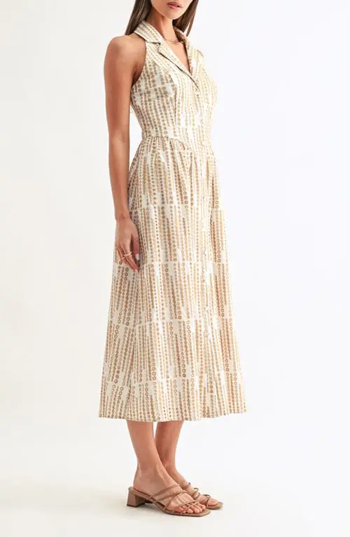 Adelyn Rae Ruby Halter Shirt Dress