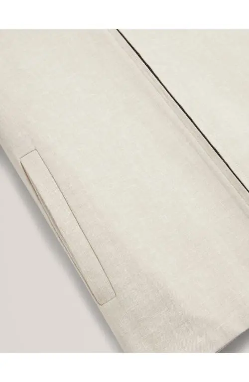 Ted Baker London Linen And Cotton Jacket - Stone