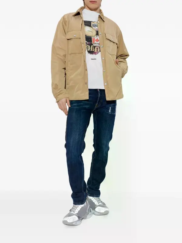 Dsquared2 Buttoned-up Insulated Jacket