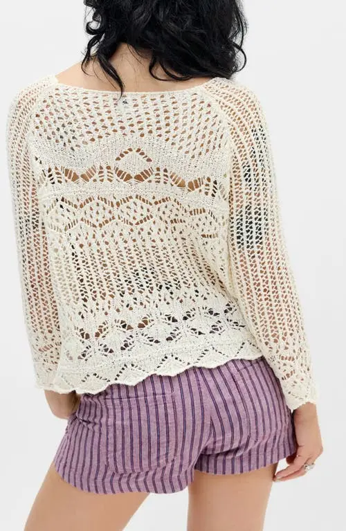 BDG URBAN OUTFITTERS Cohen Crochet Sweater