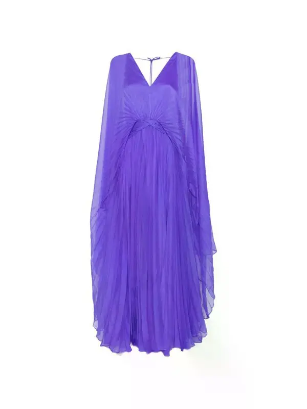Acler Pleated V-neck Dress