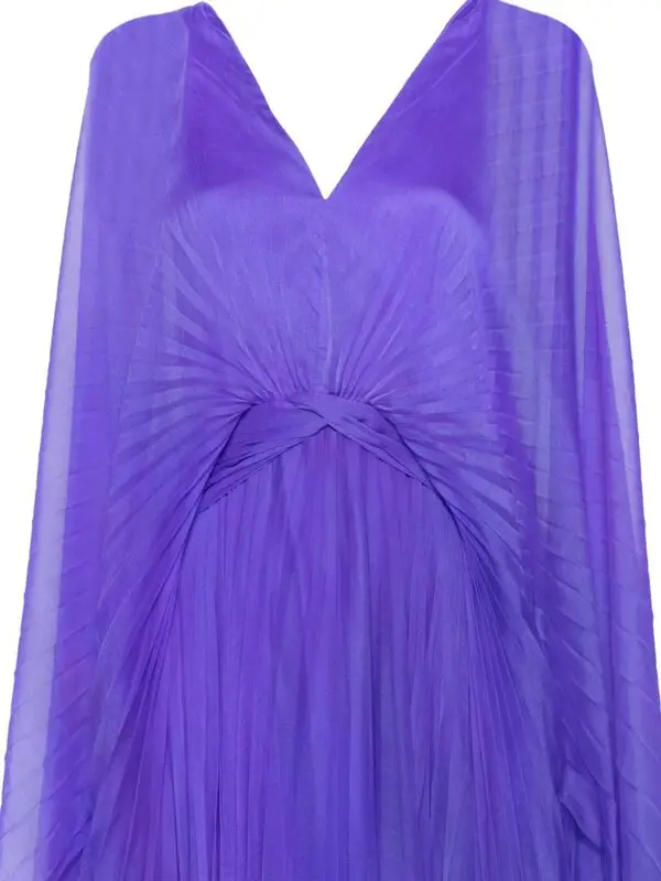 Acler Pleated V-neck Dress