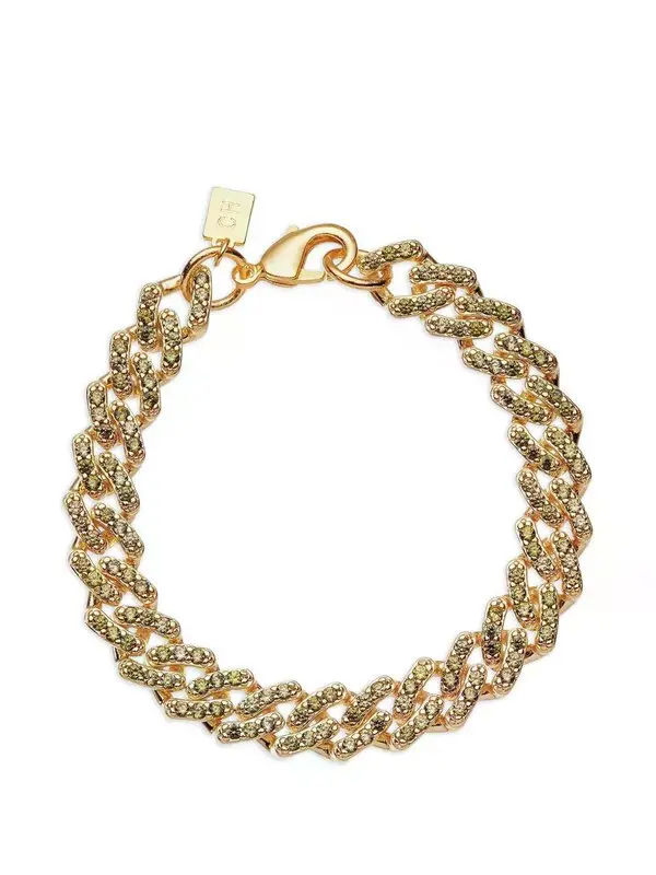 CRYSTAL HAZE Crystal-embellished Chain Bracelet - Gold