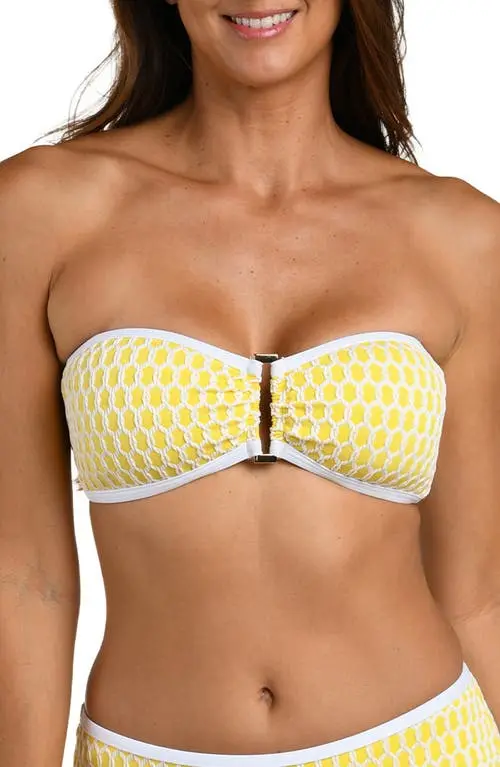 La Blanca Bandeau Bikini Top - Soleil