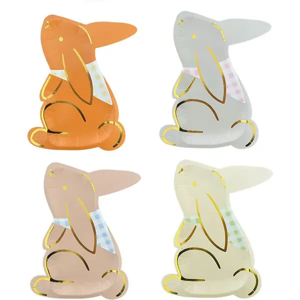 DAYDREAM SOCIETY Bunnies In The Garden Die Cut Large Plates - Asssorted Pre-pack