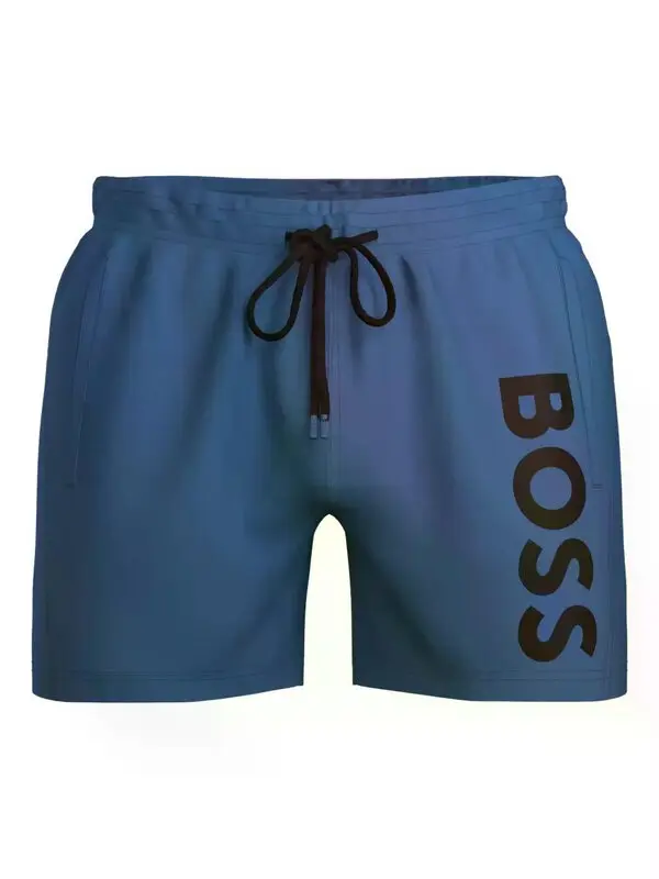 BOSS Drawstring Swim Shorts - Blue