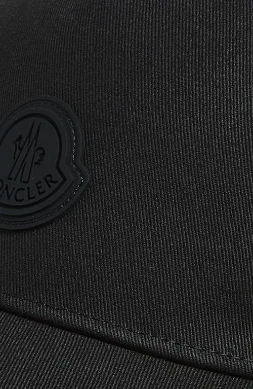 Moncler Logo Patch Adjustable Baseball Cap