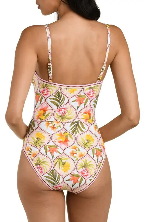 La Blanca Palm Printed One-piece Swimsuit