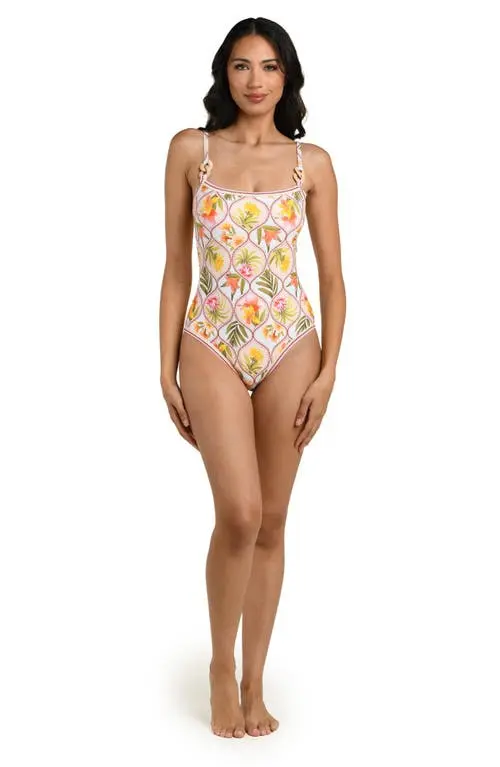 La Blanca Palm Printed One-piece Swimsuit
