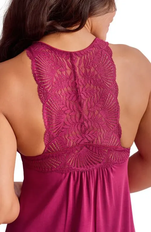 Fleur't Belle Poque Racerback Chemise - Dark Cherry