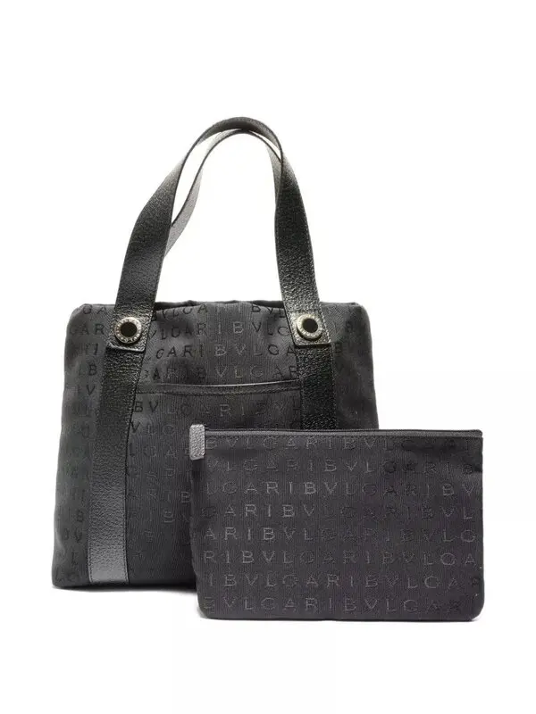 BVLGARI 2020 Logomania Canvas Shoulder Bag