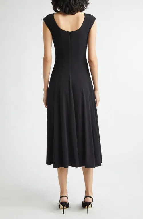 Staud Flared Midi Dress