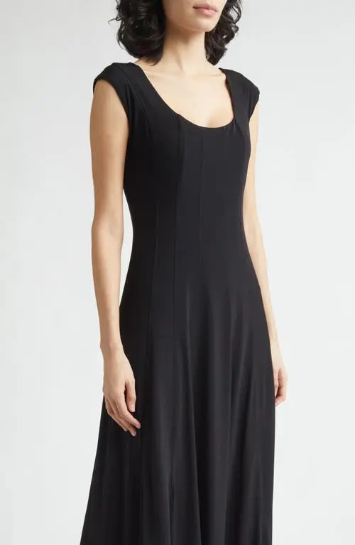 Staud Flared Midi Dress