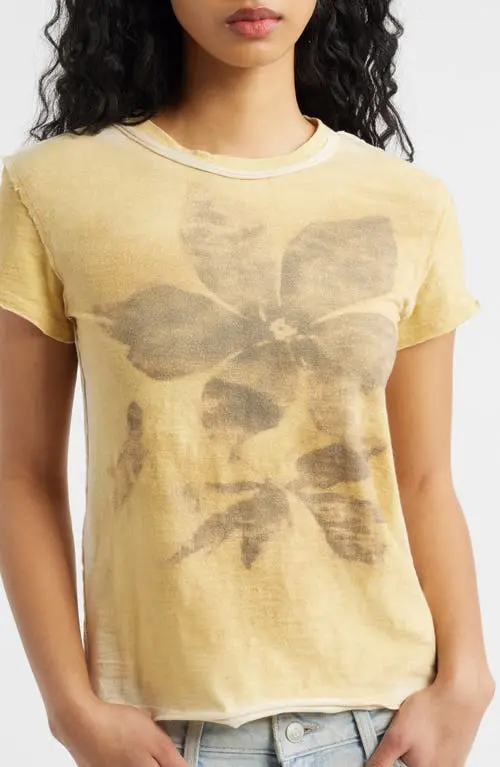 Free People Wall Flower T-shirt - Washed Tea Combo