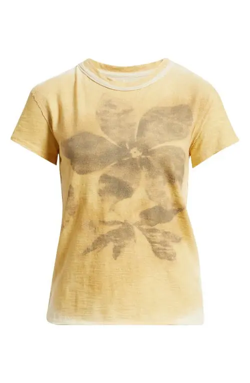 Free People Wall Flower T-shirt - Washed Tea Combo